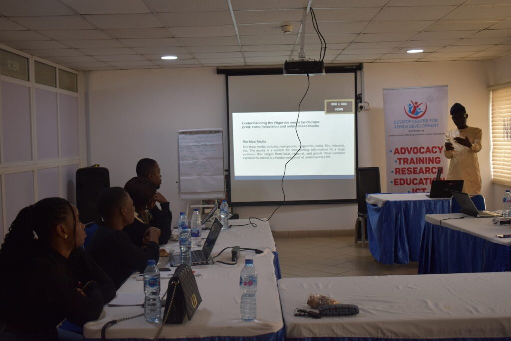 DEVATOP CENTER FOR AFRICA DEVELOPMENT COMMENCES STAFF RETREAT/TRAINING ... DEVATOP CENTER FOR AFRICA DEVELOPMENT COMMENCES STAFF RETREAT/TRAINING ...