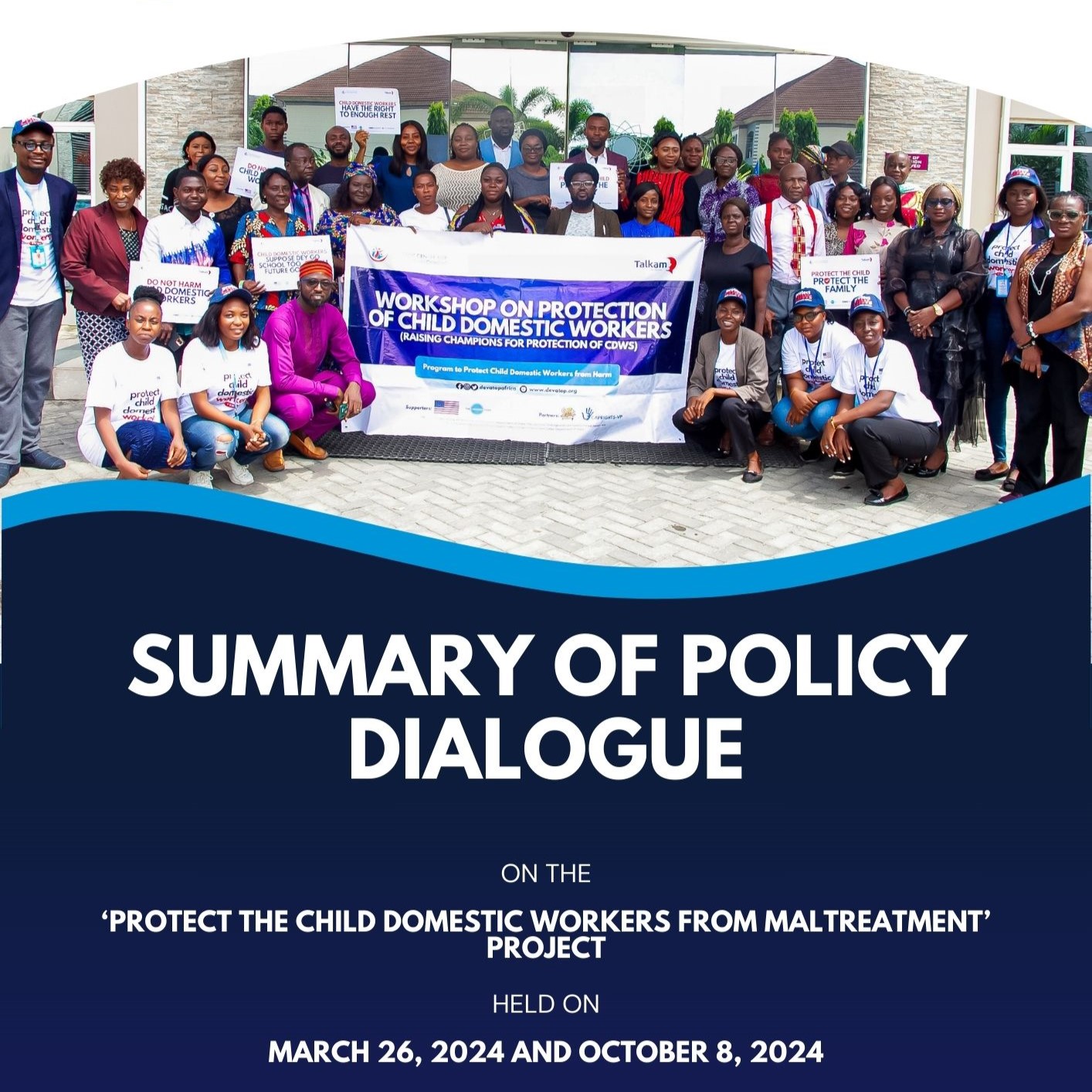Summaries of Policy Dialogue - Devatop Centre for Africa Development